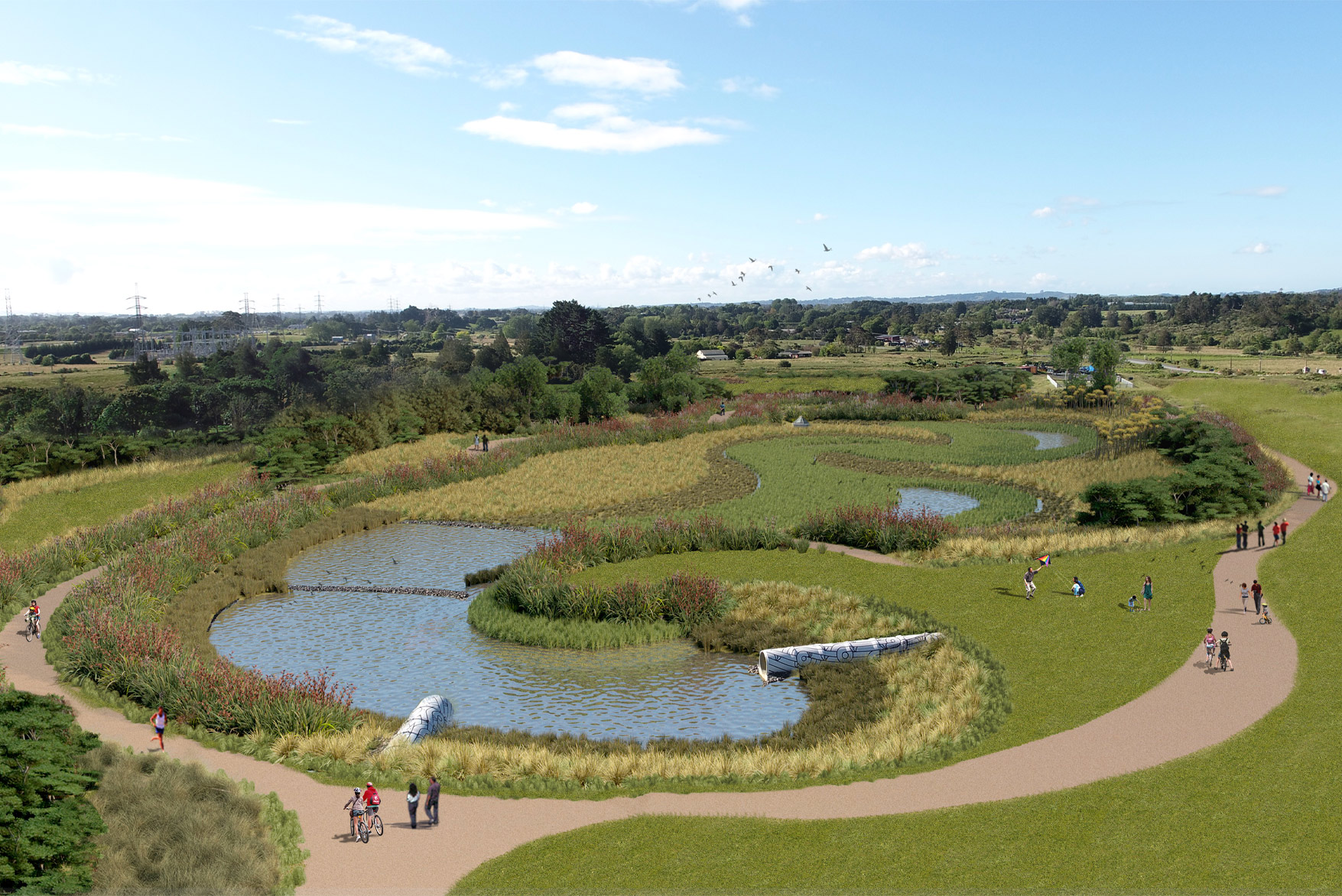 Drury South Crossing | Stormwater Wetland One | Boffa Miskell