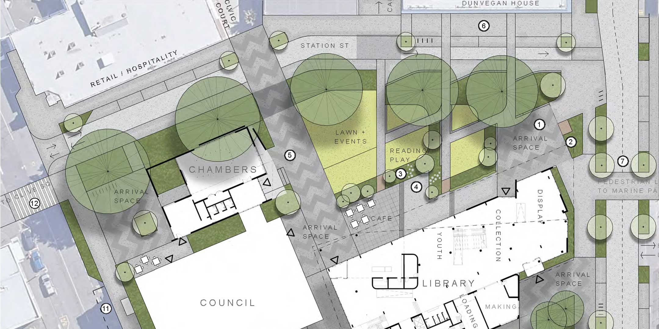 Te Aka: Napier Library and Civic Area | Boffa Miskell