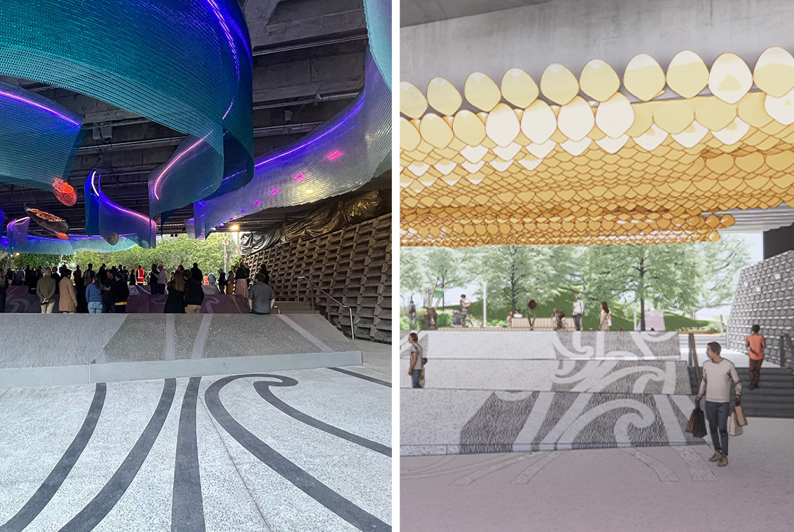 A multi-sensory art installation opens in Myers Park | Boffa Miskell