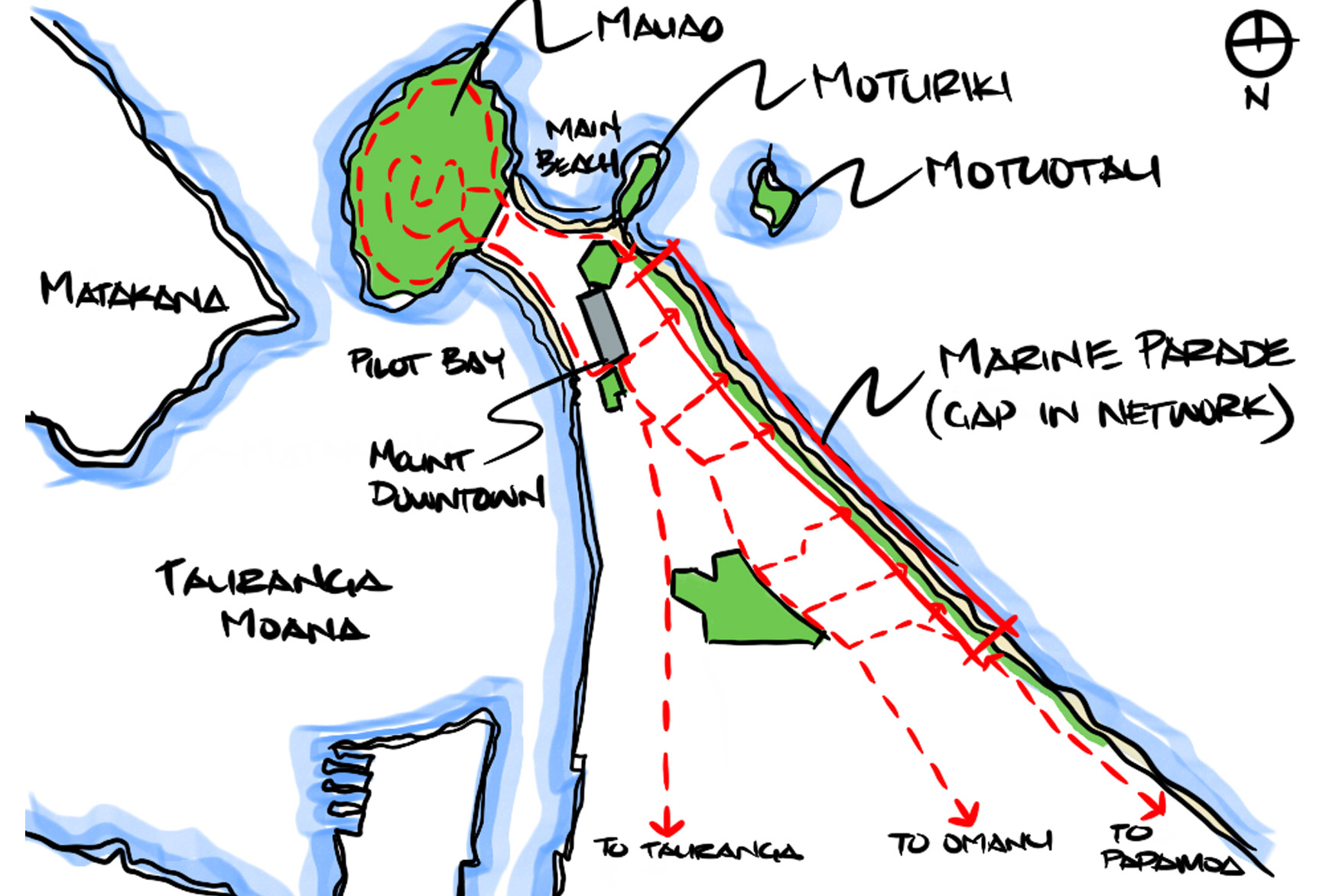 Marine Parade Coastal Pathway | Tauranga | Boffa Miskell
