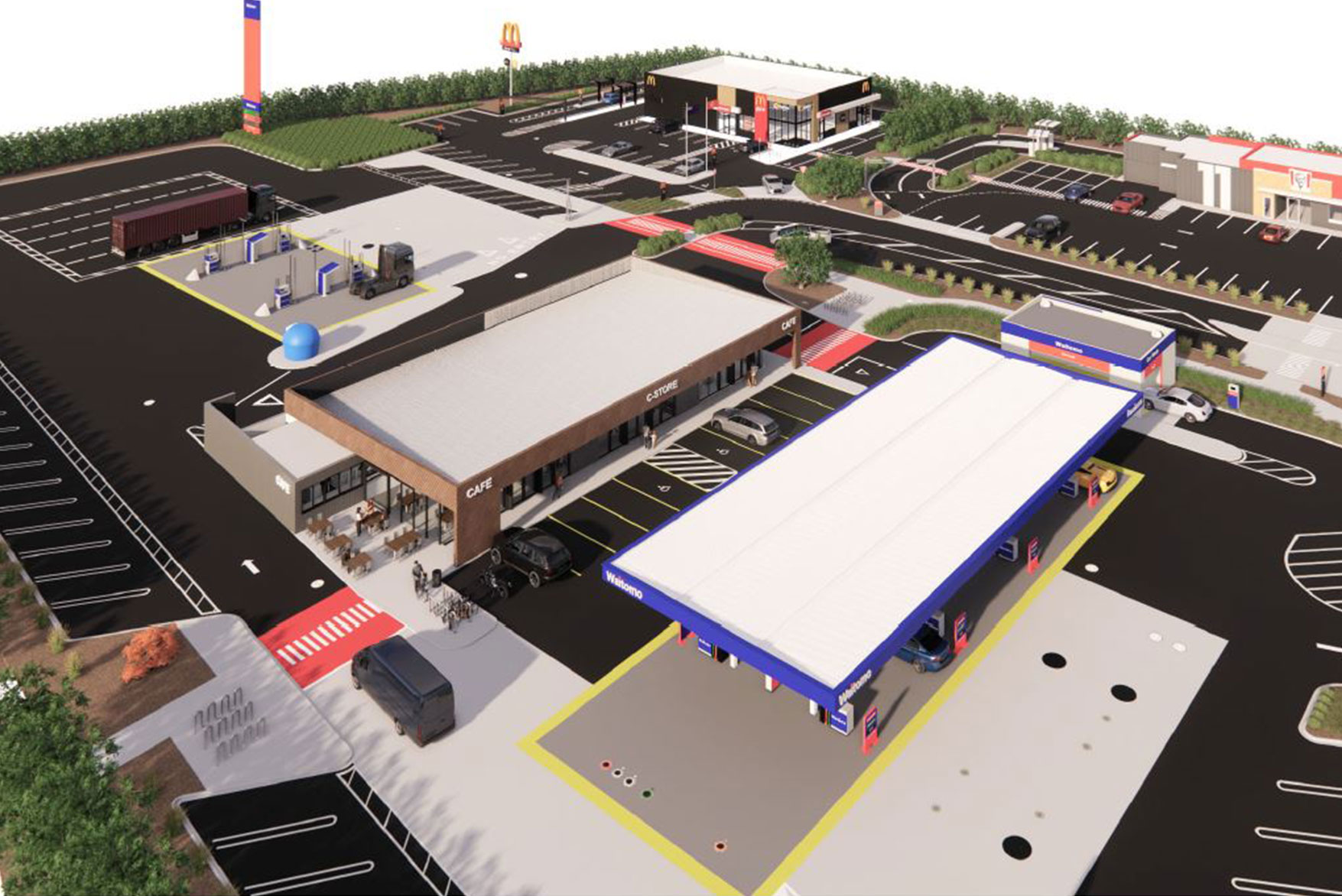 Waitomo Service Centre, Ruakura | Boffa Miskell