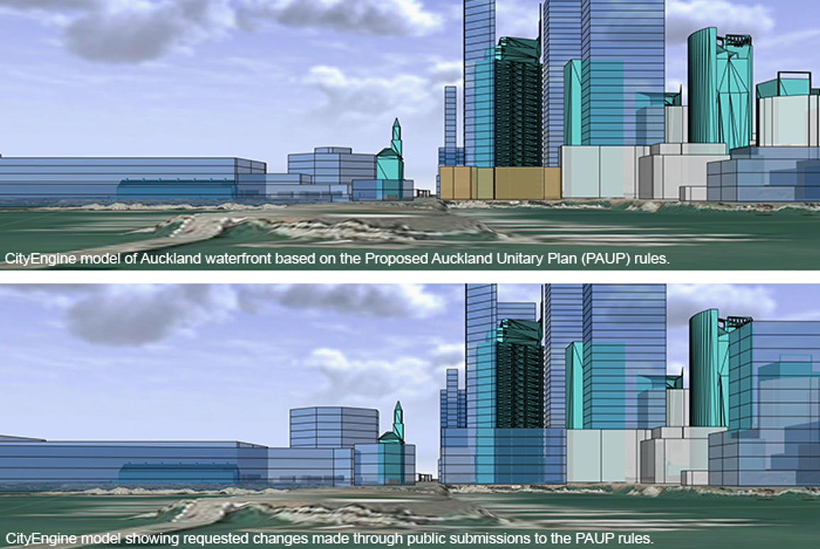 Auckland Waterfront CityEngine Planning Tool | Boffa Miskell